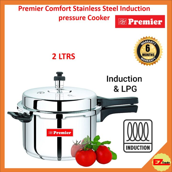Premier Comfort Induction LPG Stainless Steel Sandwich Bottom Pressure ...