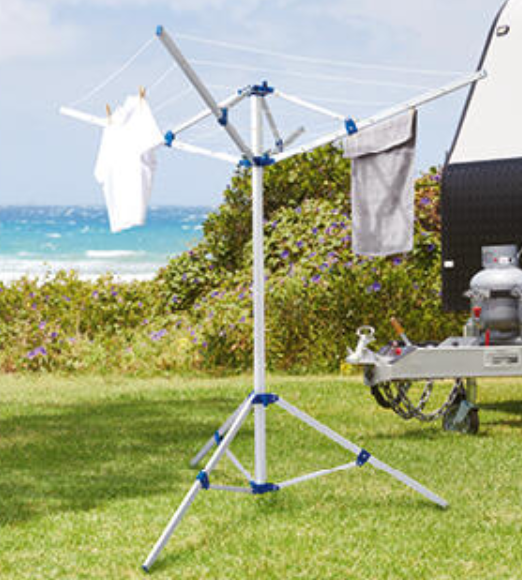 3 ARM ADVENTURIDGE Clothes Line Portable Lightweight Easy to Store ...