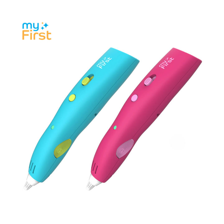 myFirst 3D Pen Make ปากกา 3 มิติ เขียนภาพวาดออกมาเป็นรูปทรง แถมฟรีเส้นใย 12 เส้น รับประกัน 1 ปี ...