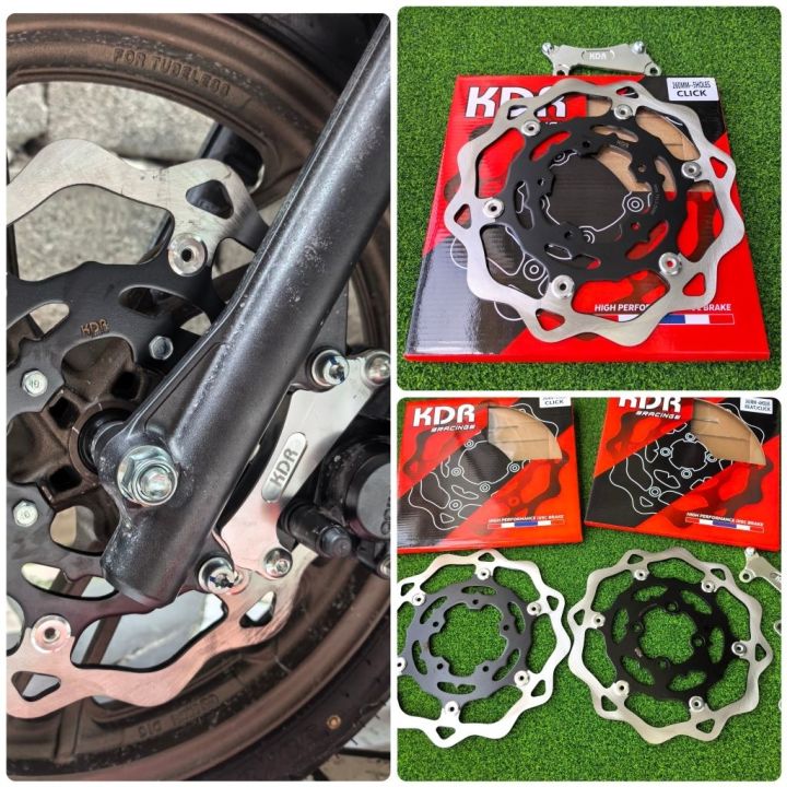 kdr big disc brake 260mm click i 125 150 beat genio scoopy carb fi mio ...