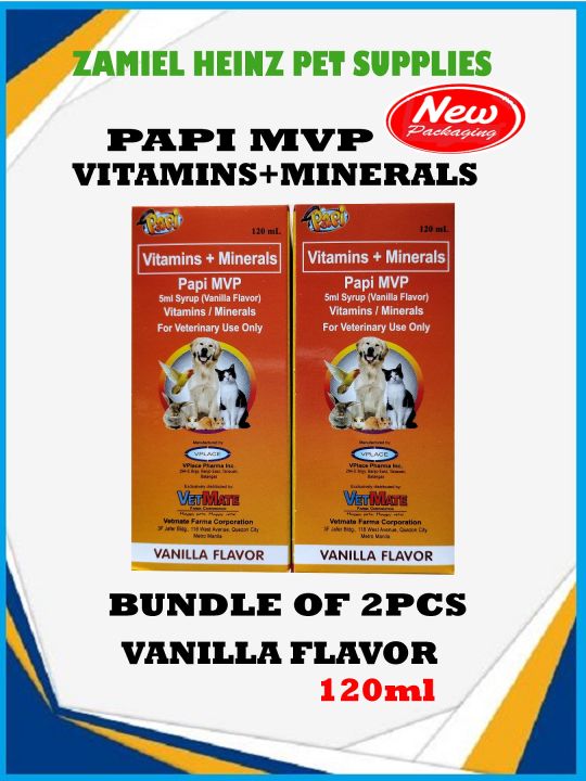 PAPI MVP VITAMINS+MINERALS 120ml (Bundle of 2pcs) | Lazada PH