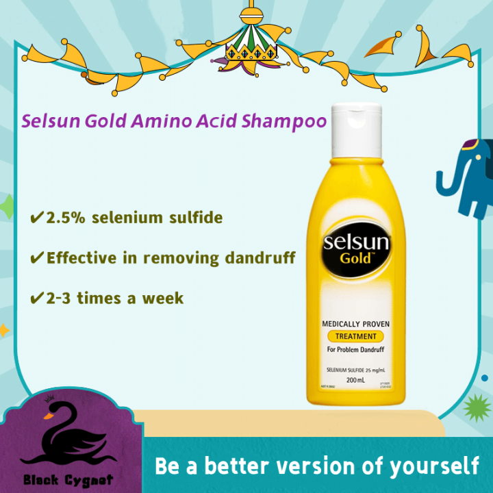 【Hot Sell】Selsun Gold Amino Acid Selenium Sulfide Shampoo,Moisturize ...
