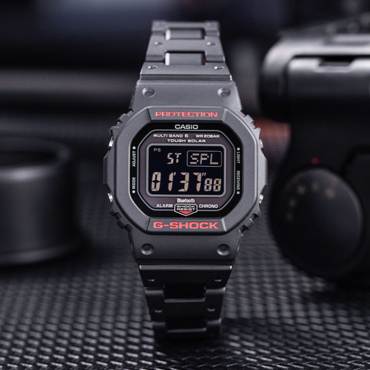 Casio G-SHOCK plastic-steel sports waterproof radio waves Bluetooth ...