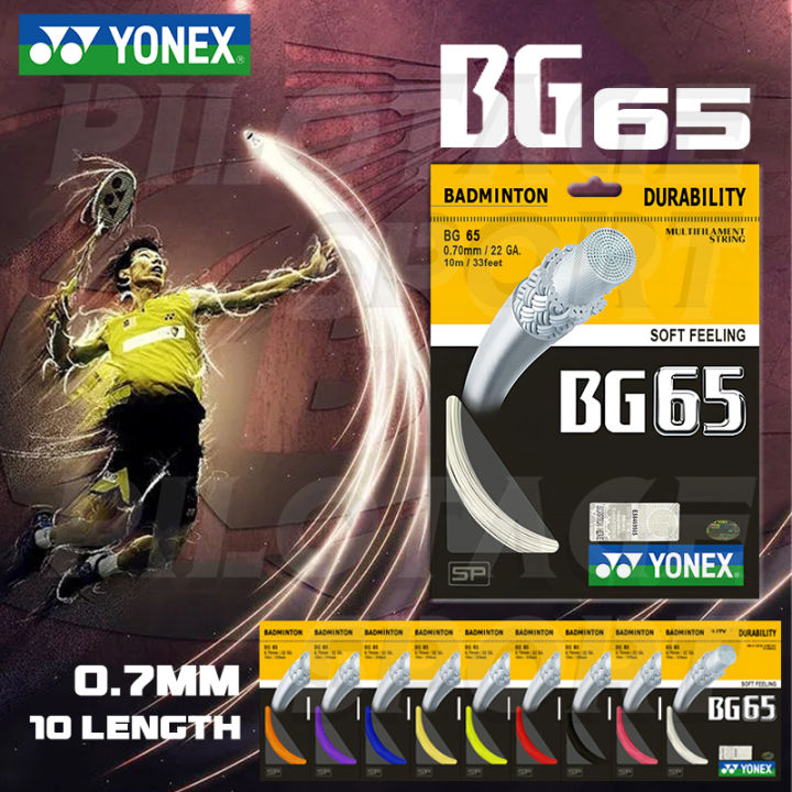 Yonex BG65 Badminton String Super Resistant To Stringing High ...