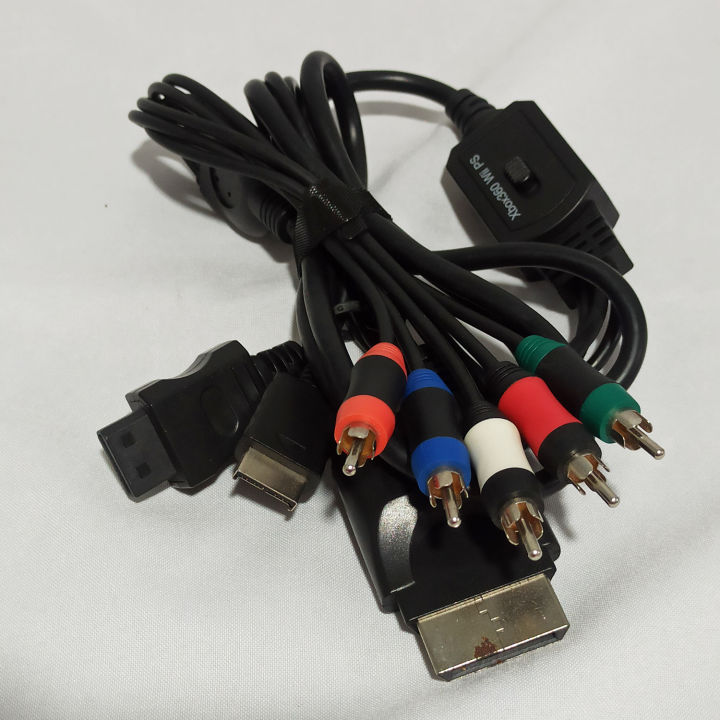HD AV Composite Component Cable For PS3 PS2 Xbox 360 Nintendo Wii ...
