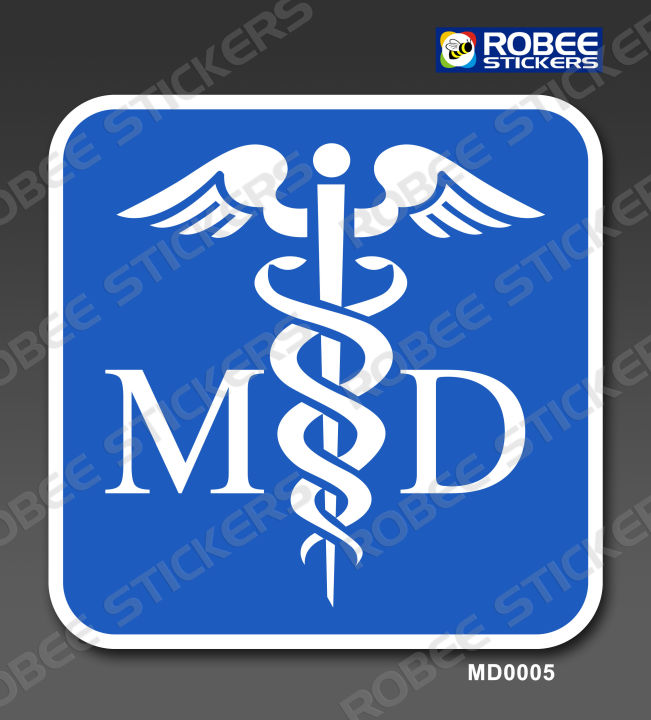 Sticker Decal MD Sign | Lazada PH