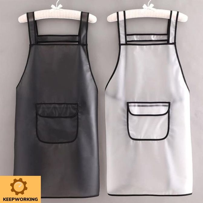 Keep Working 2 colors With Large Pockets Can Wipe Hands Apron Water ...