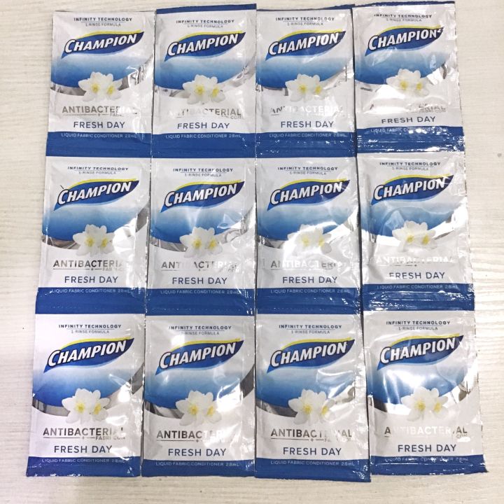 Champion 28 ml 12pcs Antibacterial Fabcon | Lazada PH