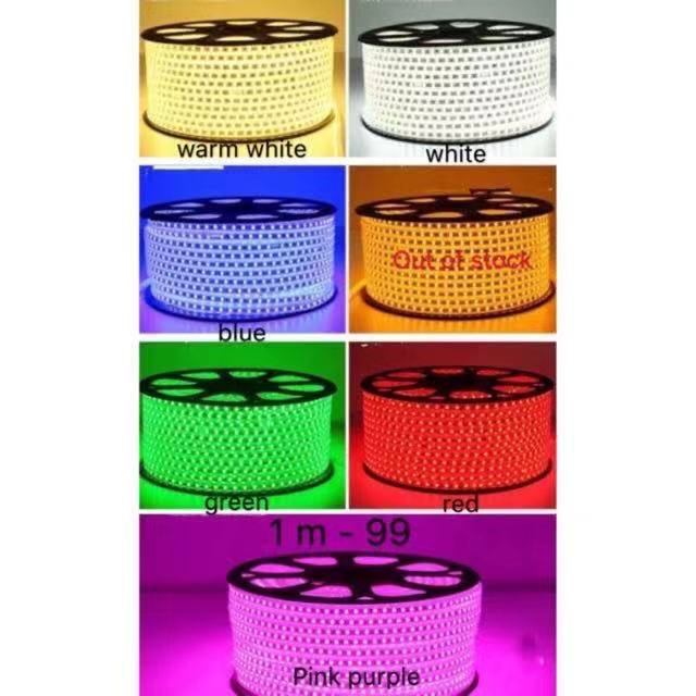 8MM led strip lights 5050 led strip IP44 220v (SOLD PER METER) | Lazada PH