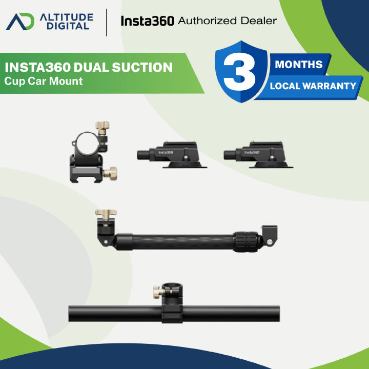 Insta360 Dual Suction Cup Car Mount | Lazada PH