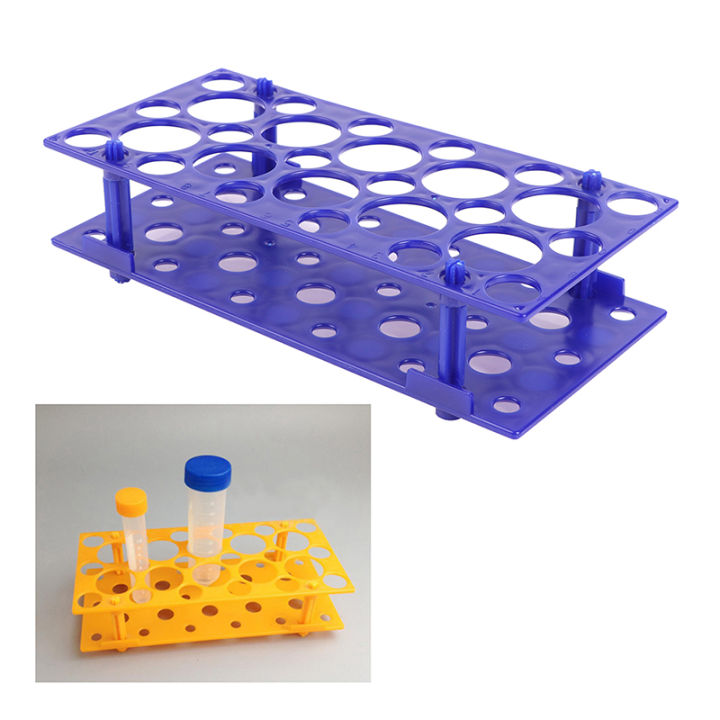 HH 28 Holes Plastic Centrifuge Tube Rack 10/15/50ml Laboratory Analysis ...