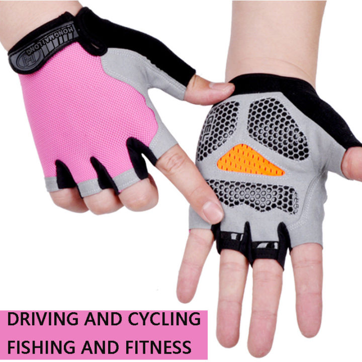 1set Fitness gloves, half finger, for men and women training, iron ...