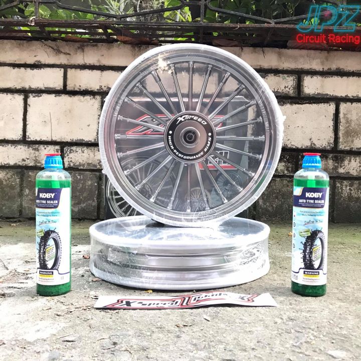 XSPEED R24 MAGS for CLICK 125i/CLICK 150i GLASS SILVER FREE TIRE ...