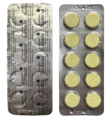 Sunward Suntacid Antacid Tablet 1x10 tab Exp: 12/2025 | Lazada