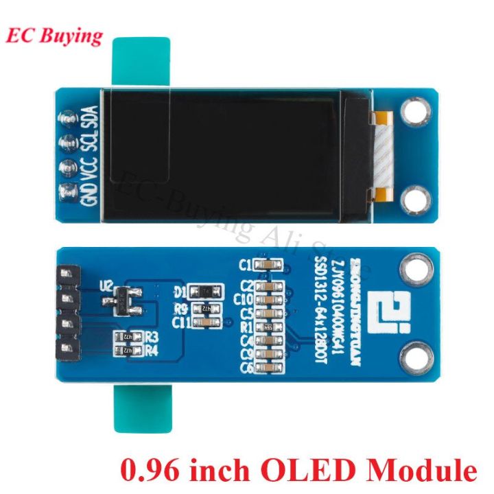 0.96 inch OLED Module 0.96" 12864 Screen White 128X64 OLED LCD LED Display Module IIC SPI ...