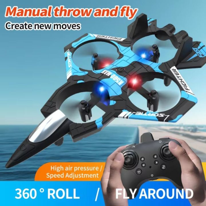 TZD62 EPP Foam Remote Control Foam Fighter Gravity Sensing RC Drones RC ...