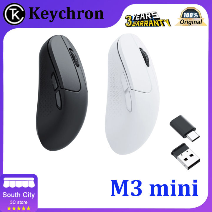 Keychron M3 mini wireless mouse small hand 55g wired Bluetooth three ...