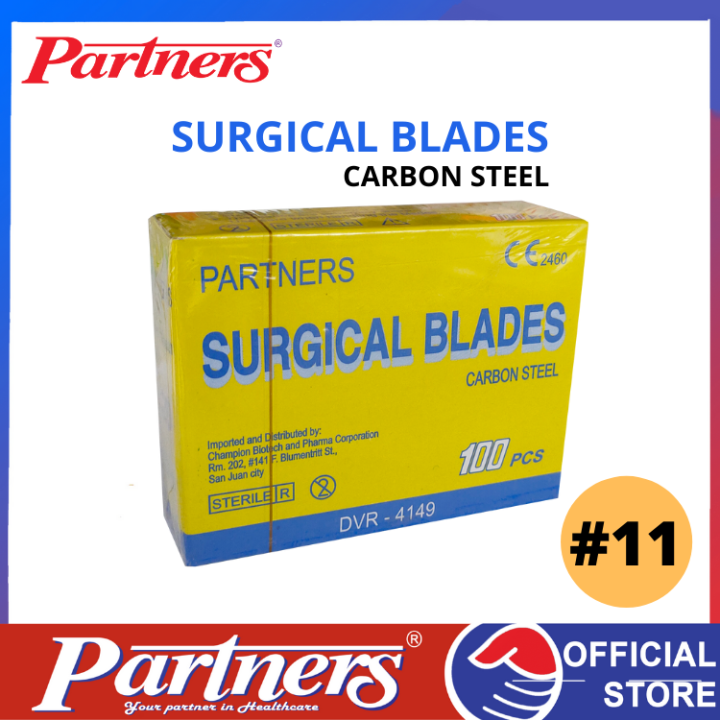 PARTNERS surgical blade #11 (100pcs) | Lazada PH