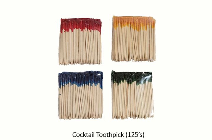 Cocktail Toothpick | 125’s | Toothpicks for mini burgers, fruits ...