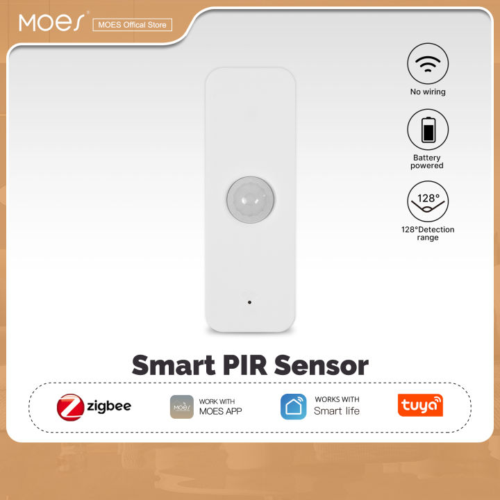 MOES Tuya Zigbee Smart PIR Sensor Human Body Infrared Motion Detector ...