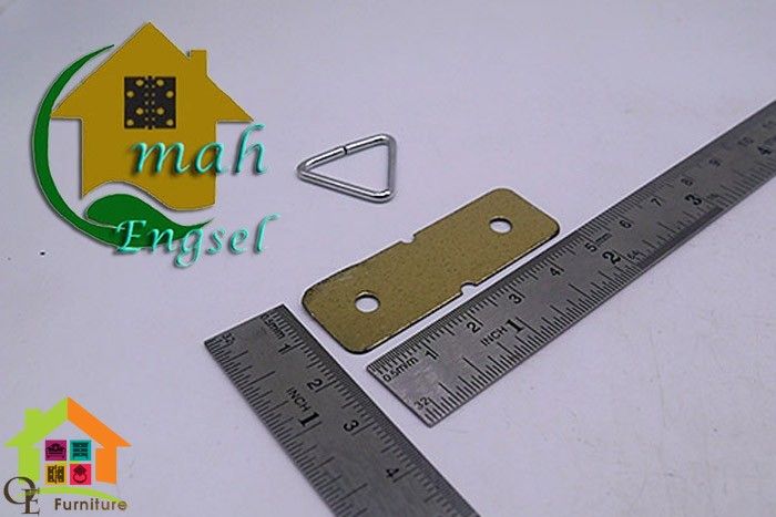 ( 5 Pcs ) Cantelan pigura segitiga 17x41 A.P07 gantungan frame Cantolan ...