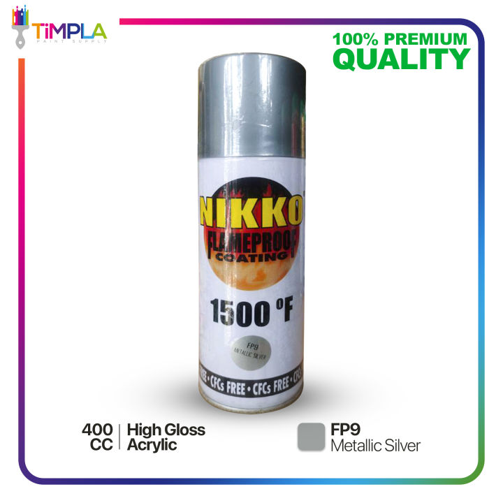 NIKKO SPRAY All Purpose Quick Drying High-Gloss Acrylic Flame proof ...
