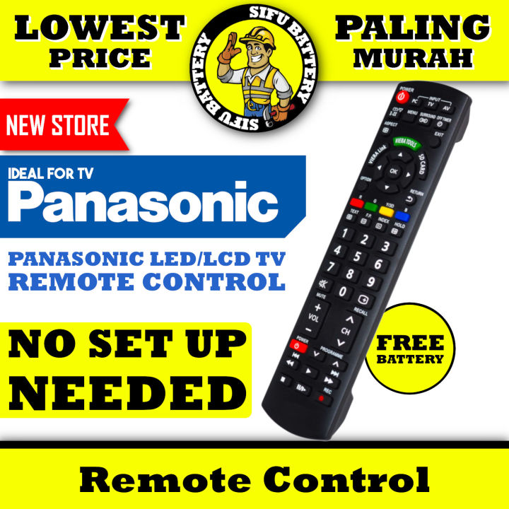 Panasonic TV Remote Control LED/LCD TV Controller | Lazada