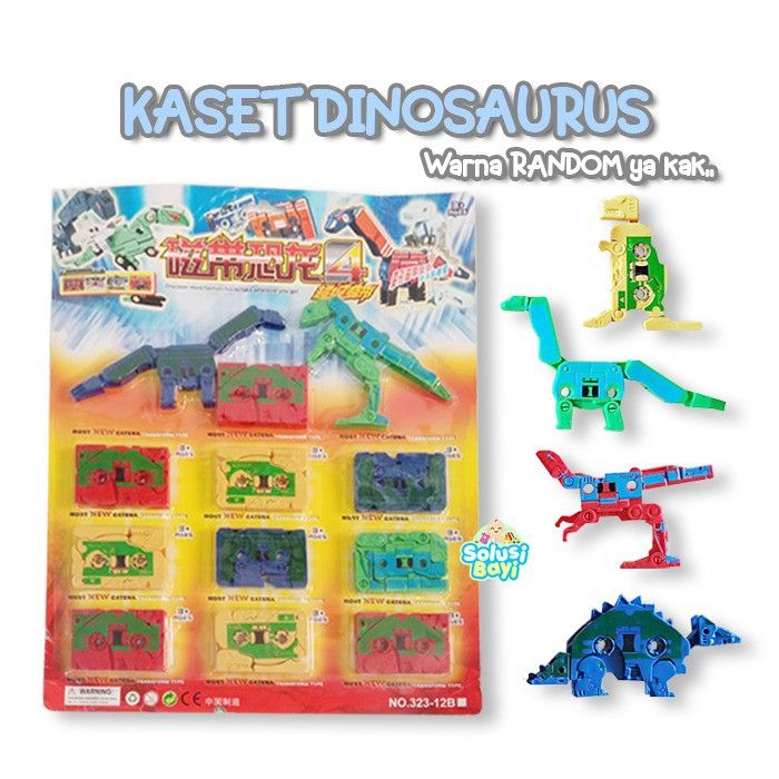 1 Pcs Mainan Robot Dinosaurus Transformer Kaset / Mainan Robot Bisa ... 1 Pcs Mainan Robot Dinosaurus Transformer Kaset / Mainan Robot Bisa ...