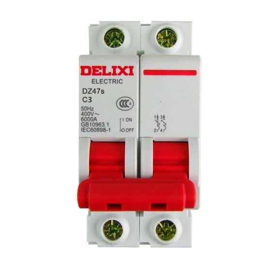 Dz47s-2p / 3a Current Circuit Breaker With Over Current And Leakage Protection Air Break Switch ...