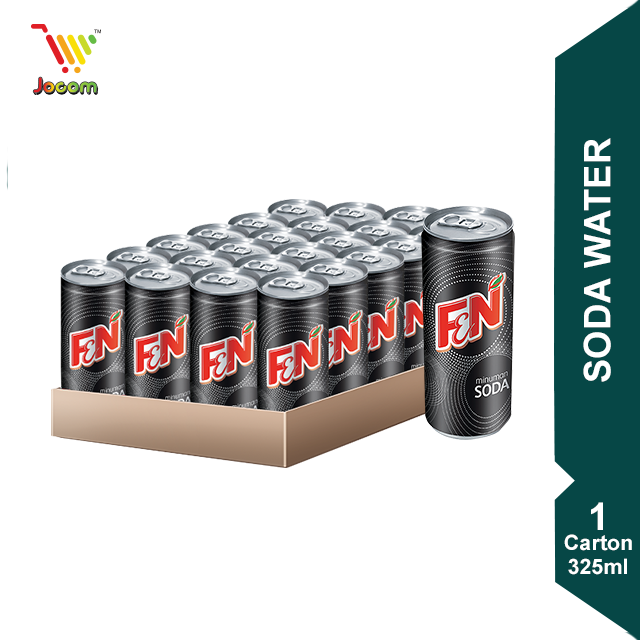 F&N Club Soda Water 1 carton (24 x 325ml) | Lazada
