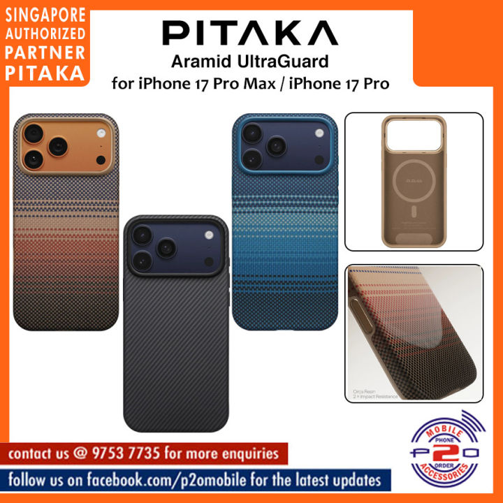 Pitaka Aramid UltraGuard for iPhone 17 Pro Max / iPhone 17 Pro | Lazada ...