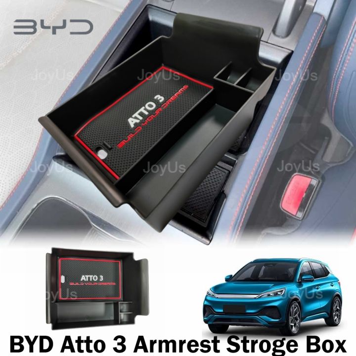 BYD Atto 3 EV Car Armrest Box Storage Honda BYD Atto 3 2022 Armrest ...