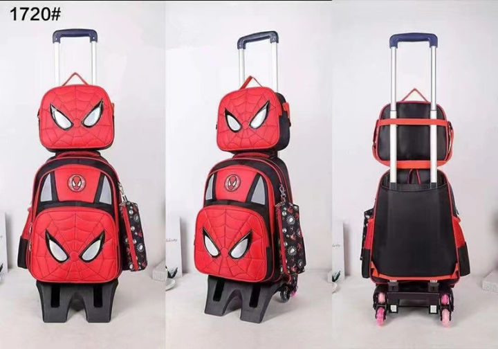 backpack trolley for Children's suitcase trolley case girl troller bag ...