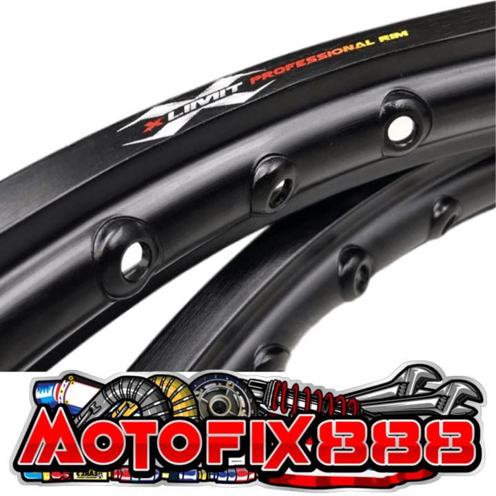 MOTOFIX888 XLIMIT PROFESSIONAL RIMS THAILAND 1.4X17 ORIGINAL PAIR 2PCS ...