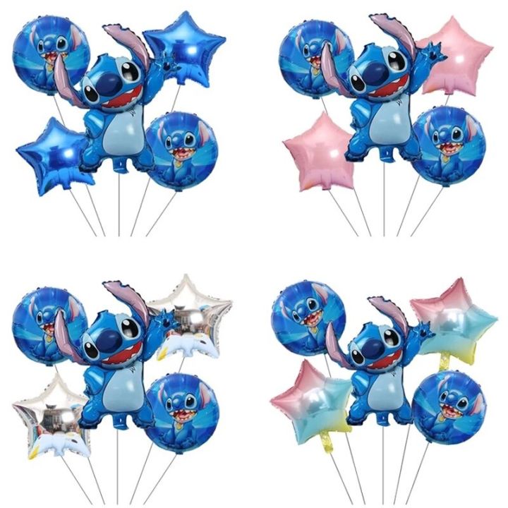 Lilo Stitch Anime Balloons Birthday Party Decoration Kids Toys Birthday ...