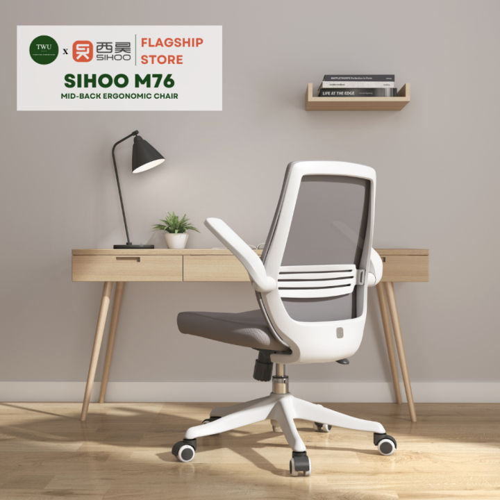 Sihoo M76 Midback Ergonomic Office Computer Chair with 2 Year Warranty ...
