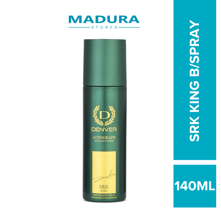 Denver SRK Autograph Collection King Deodorant Body Spray 140mL | Lazada