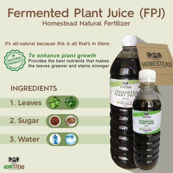 Natural Farming Fertilizer - Fermented Plant Juice (FPJ) 350ML | Lazada PH