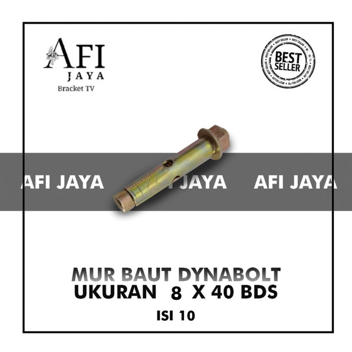 ISI 10 PCS MUR BAUT DYNABOLT UKURAN 8 X 40 MM ISI 10 PCS | Lazada Indonesia