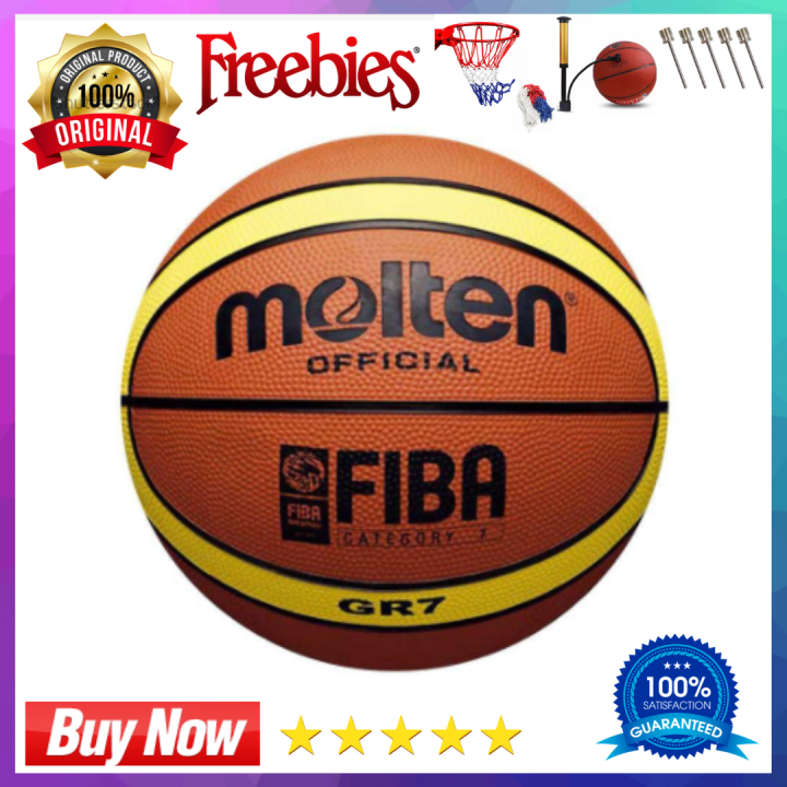 GR7 Size 7 Basketball Ball Indoor/Outdoor Basketball w/ 3 Freebies item ...