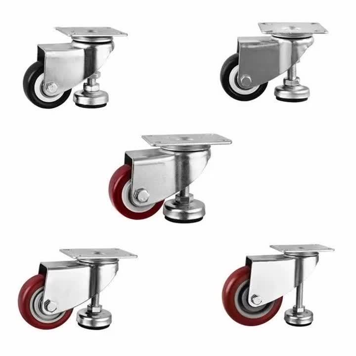 2 inch level regulating wheel height 9cm industry enclosure wheel ...