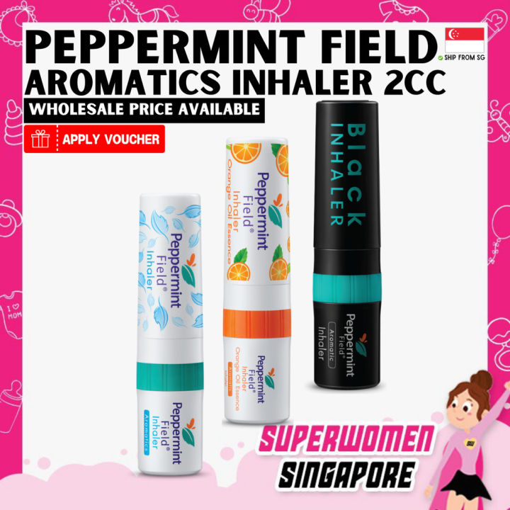 Peppermint Field Nasal Inhaler 2cc | Refreshing Herbal Oil Inhaler ...