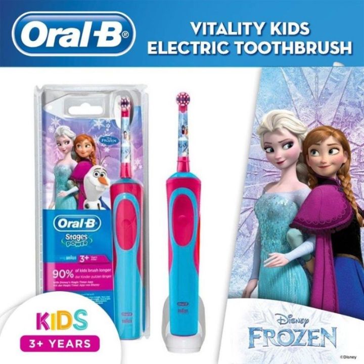 Oral-B Kids Frozen Electric Toothbrush refill brush head kid electrical ...