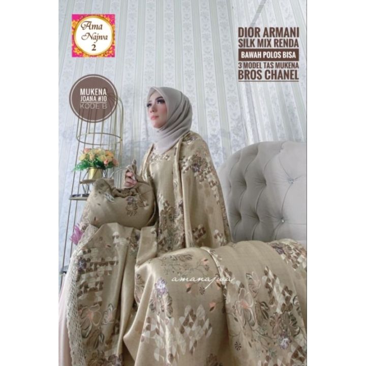 AMA MUKENA PREMIUM joana 9 10 11 by ama najwa 2 (size mukena standar ...