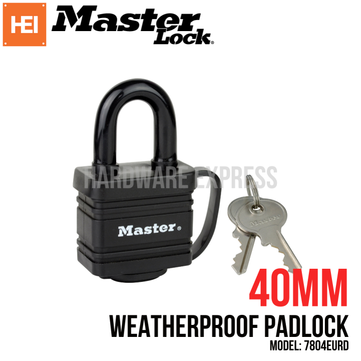Master Lock Weatherproof Tough Laminated Padlock 7804EURD 40MM | Lazada PH