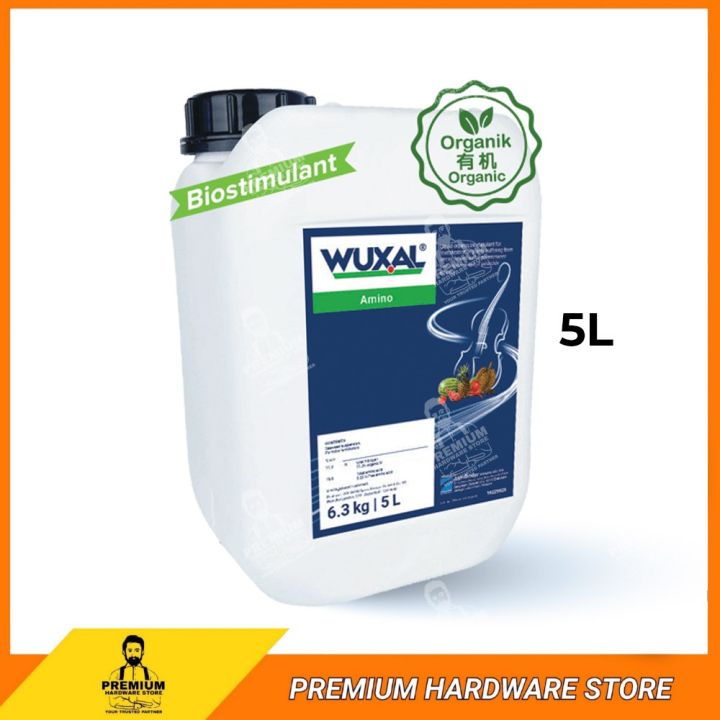 WUXAL Amino 5 Liter Organic Biostimulant Foliar Fertilizer Baja Cecair ...