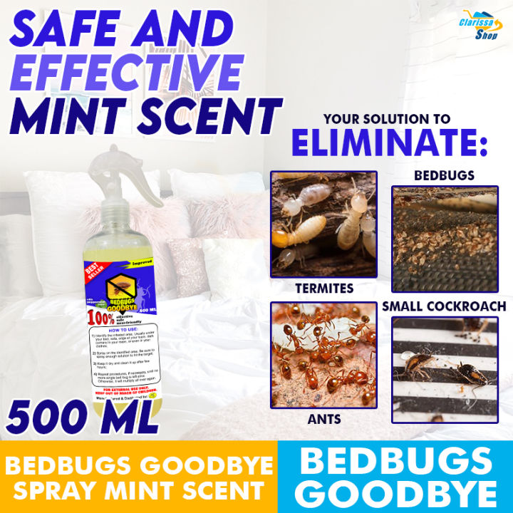 Bedbugs Goodbye Spray 500ml Natural Bedbugs Killer ( Pamatay Surot ...