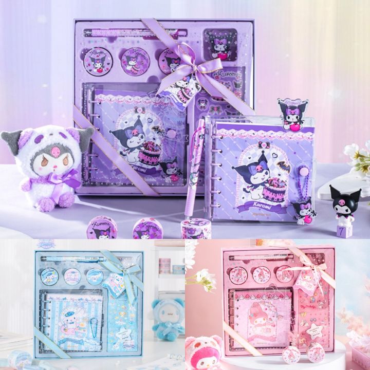 T Set เครื่องเขียน 10ชิ้น ลิขสิทธิ์แท้ [สมุดสันห่วง สติกเกอร์ ปากกา