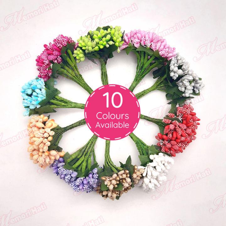 12pcs ACC-037 Inti Bunga / 10 warna | Lazada