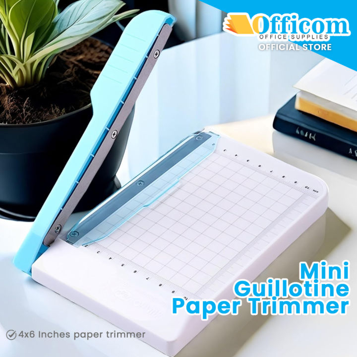 Mini Guillotine Paper Trimmer 4x6 inches Portable Manual Cutter for ...